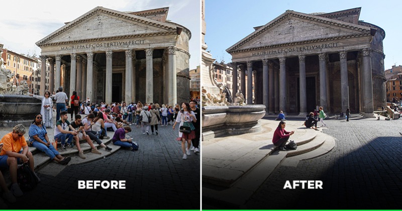 Coronavirus Lockdown: These Before And After Pictures Of Italy Reveal A ...