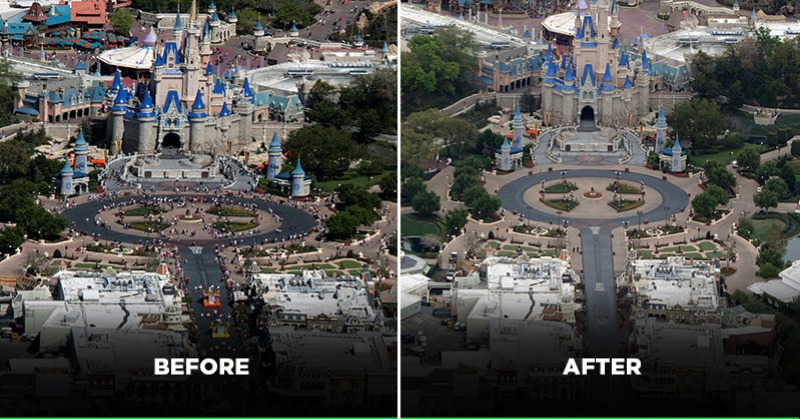 Coronavirus Closure: Before And After Pictures Of Disney Park Which Has ...