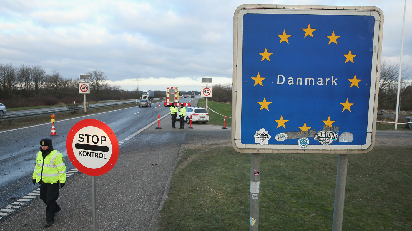 Elderly Couple Meets Daily At The Closed Denmark-Germany Border