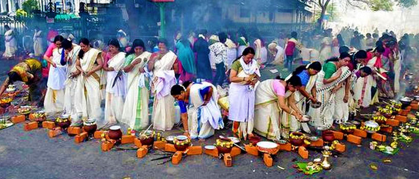 Kerala Saw World's Largest Gathering Of Women For Attukal Pongala Ritual