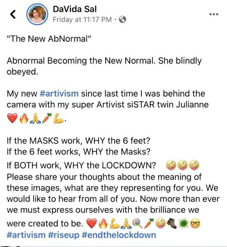 Performance Artist In US Protests Against Lockdown Rules, Wears Bikini ...