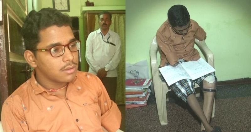 Boy Who Lost Both Arms & A Leg In An Accident, Learnt To Write With ...