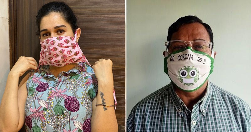#MASKINDIA: Indians At Their Creative Best In Making Face Masks In ...
