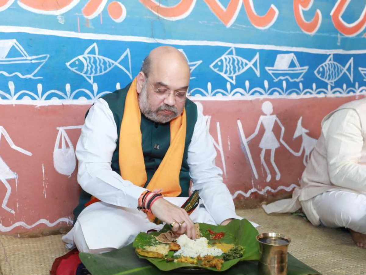 Amit Shah's Lunch At Tribal Home Cooked At 5-Star Hotel, Claims Mamata ...