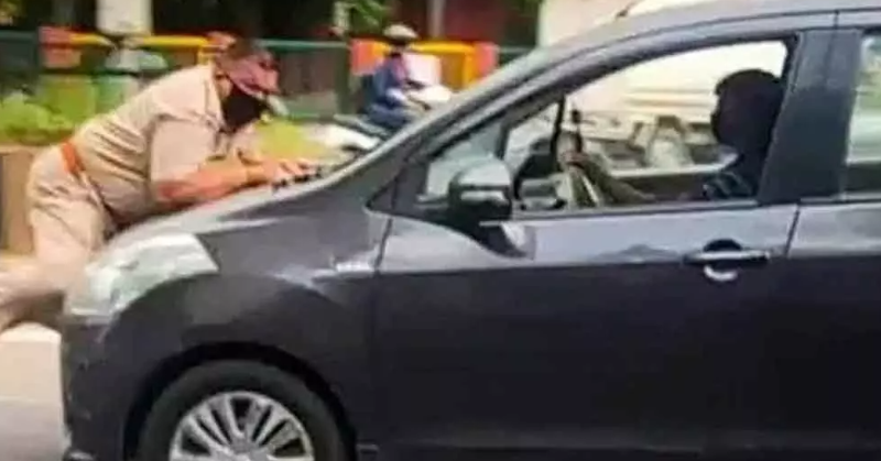 Cop Dragged On Vehicle's Bonnet For 25 Km In Gujarat