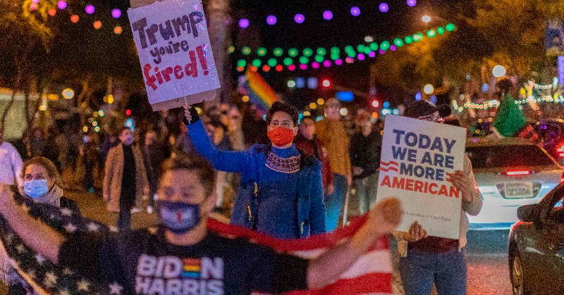 How Americans Are Celebrating Biden's Win