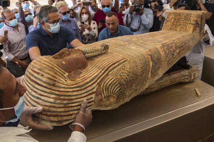 59 Well Preserved Coffins Unearthed In Egypt