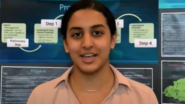 Anika Chebrolu Wins Award For Potential COVID Cure Discovery