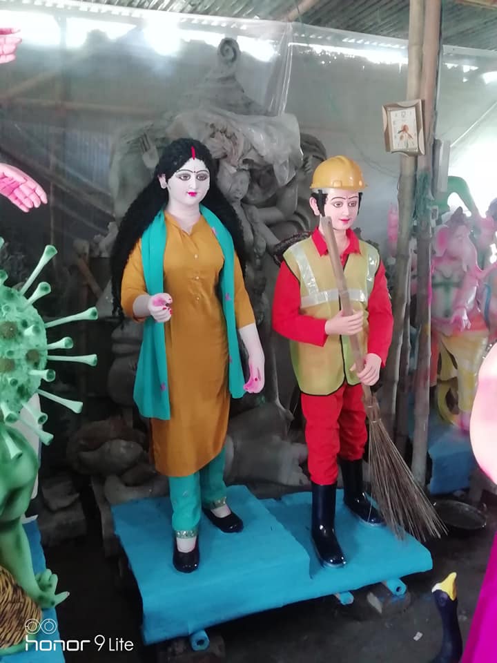 Maa Durga's Avatar Doctor Killing 'Coroansur'