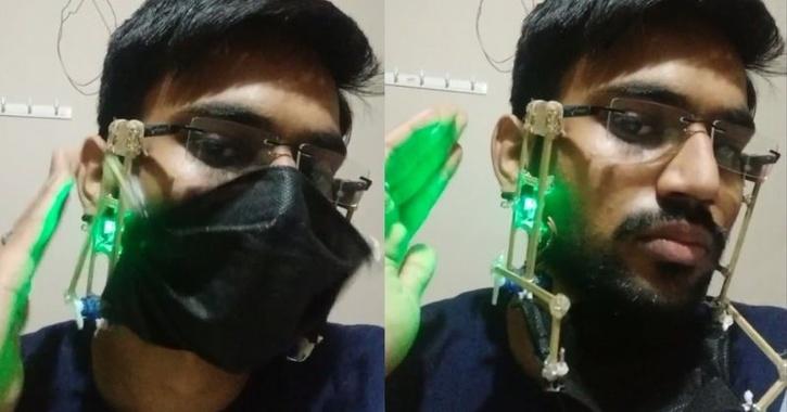 Indian Engineer Builds Electronic Mask That Opens With A Simple Hand ...