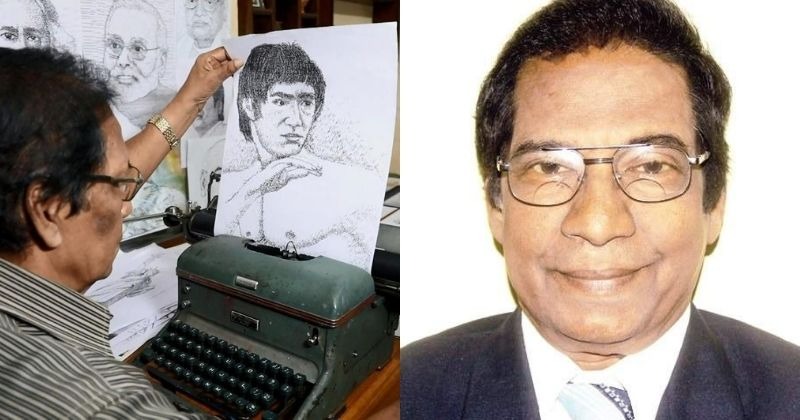 Bengaluru Artist Makes Impeccable Typewriter Portraits