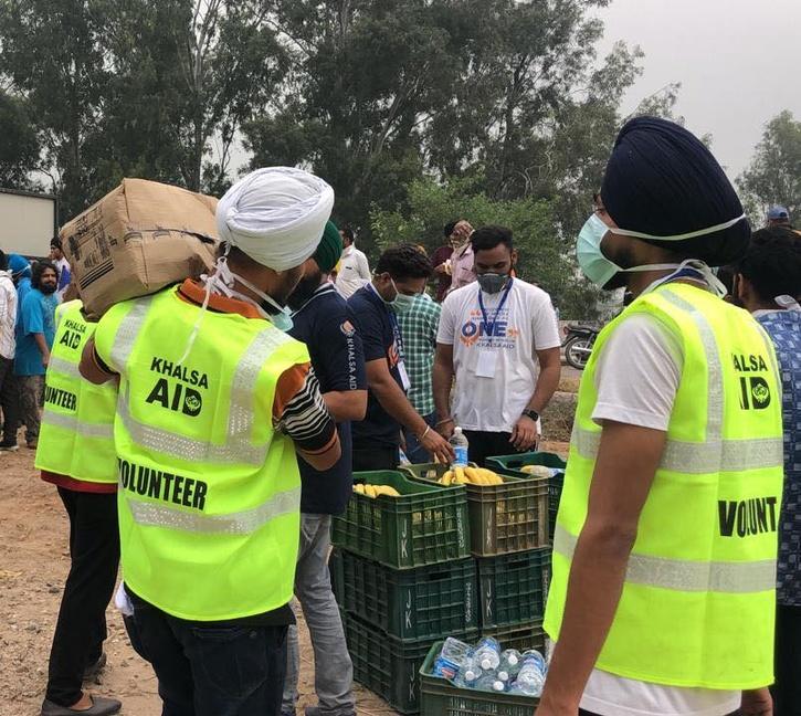 Khalsa Aid Does It Again, Provides Food To Farmers Protesting In Punjab