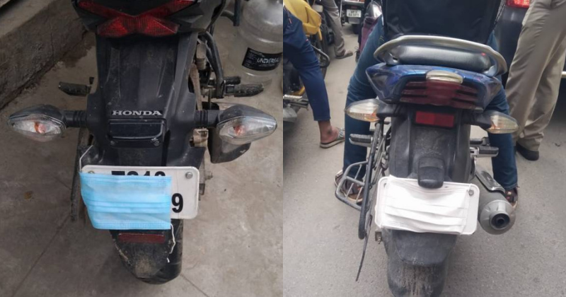 Drivers In Hyderabad Are Hiding Their Number Plates