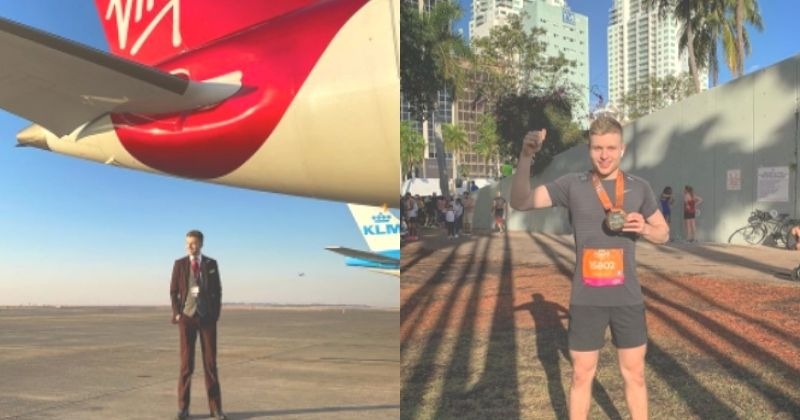 Man Runs 20 Km In Plane At 36,000 ft For Cancer Support