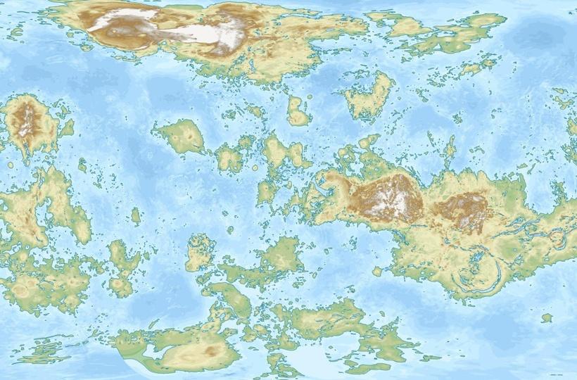 Venus Surface Map