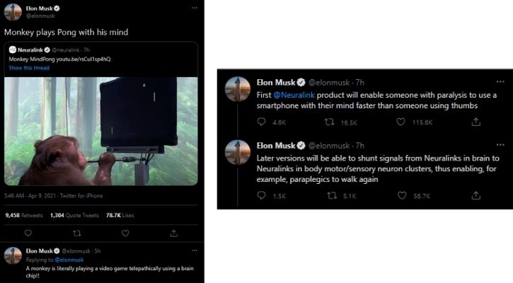 With Neuralink Chip In Brain, Monkey Controls Video Game Using Just His ...