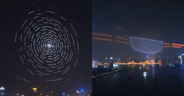 With 3,281 Drones Flying, Genesis Motors Light Show Sets Guinness World ...