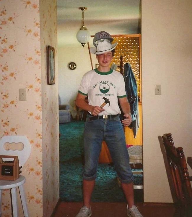 Check Out The 'Hat On A Hat' Picture Of Elon Musk When He Was 17