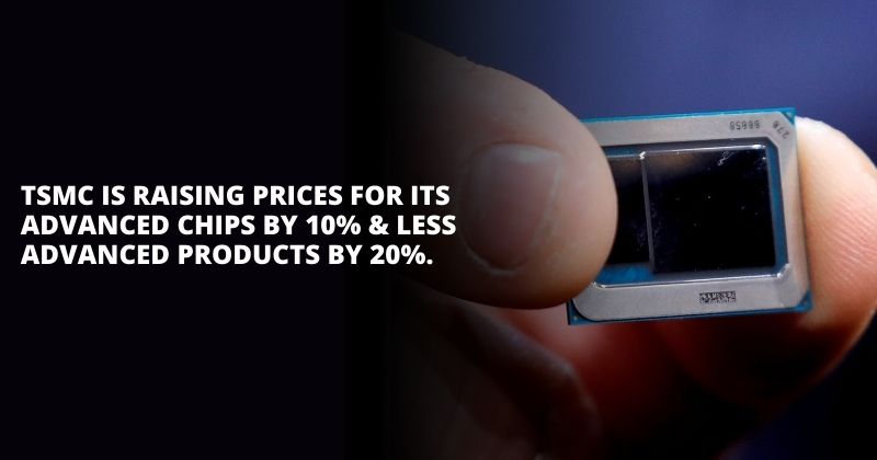 Phones, Laptops To Cost More: World's Largest Chip Maker TSMC Hikes ...