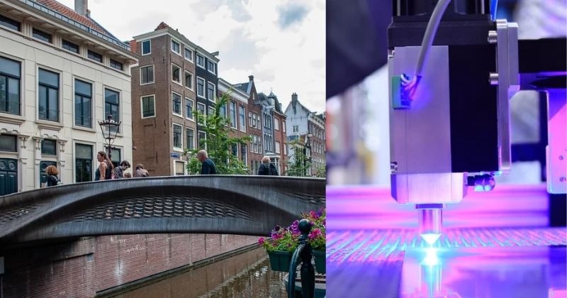 World's First 3D-Printed Steel Bridge Opens In Europe, And People Are ...