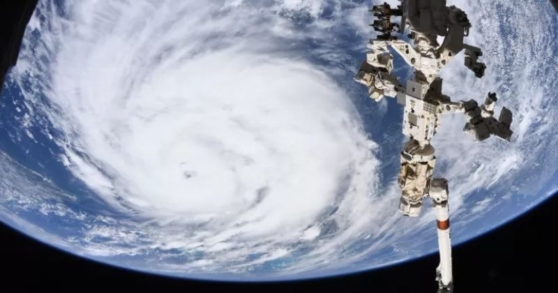 Astronauts Share Terrifying Pics Of Hurricane Ida From Space As It Hits USA