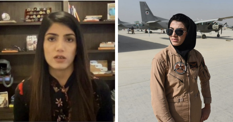 First Female Afghan Pilot Niloofar Rahmani Says The Taliban Will "Hurt ...