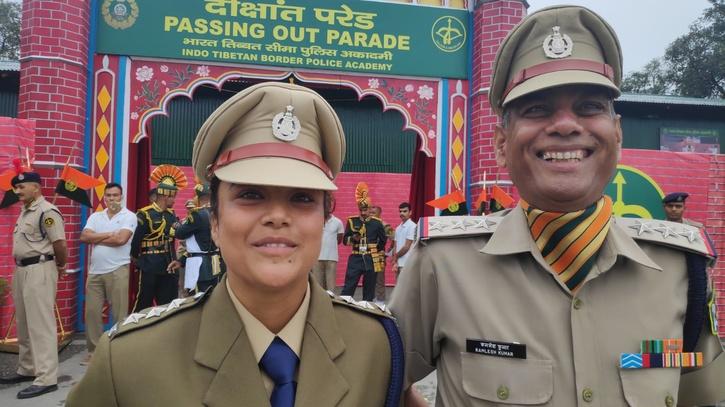 ITBP Inspector Salutes His Daughter At Passing Out Parade In Mussoorie ...