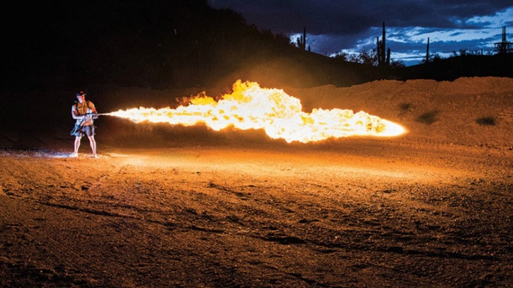 Man Uses Flamethrower To Settle Parking Dispute