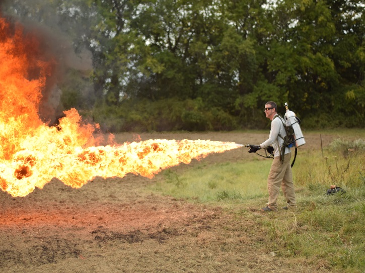 Man Uses Flamethrower To Settle Parking Dispute