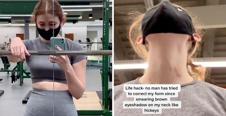Woman Reveals 'Hickey Hack' For Keeping Creeps Away At The Gym