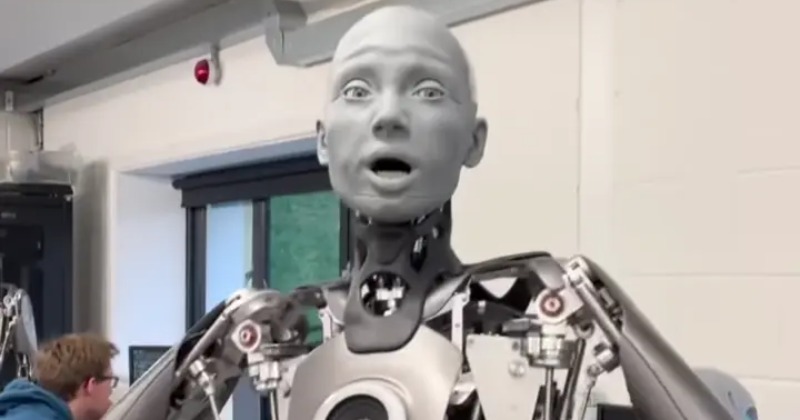 Humanoid Robot Has Very Real Facial Expressions