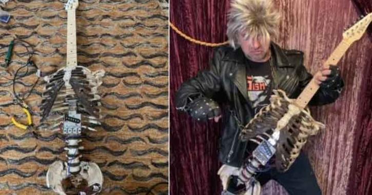 Prince Midnight Turn's Uncle's Skeleton Into A Guitar