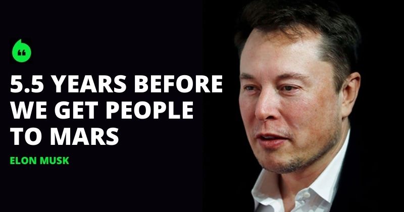Humans Will Be On Mars In Just Over Five Years, Says Elon Musk In ClubHouse