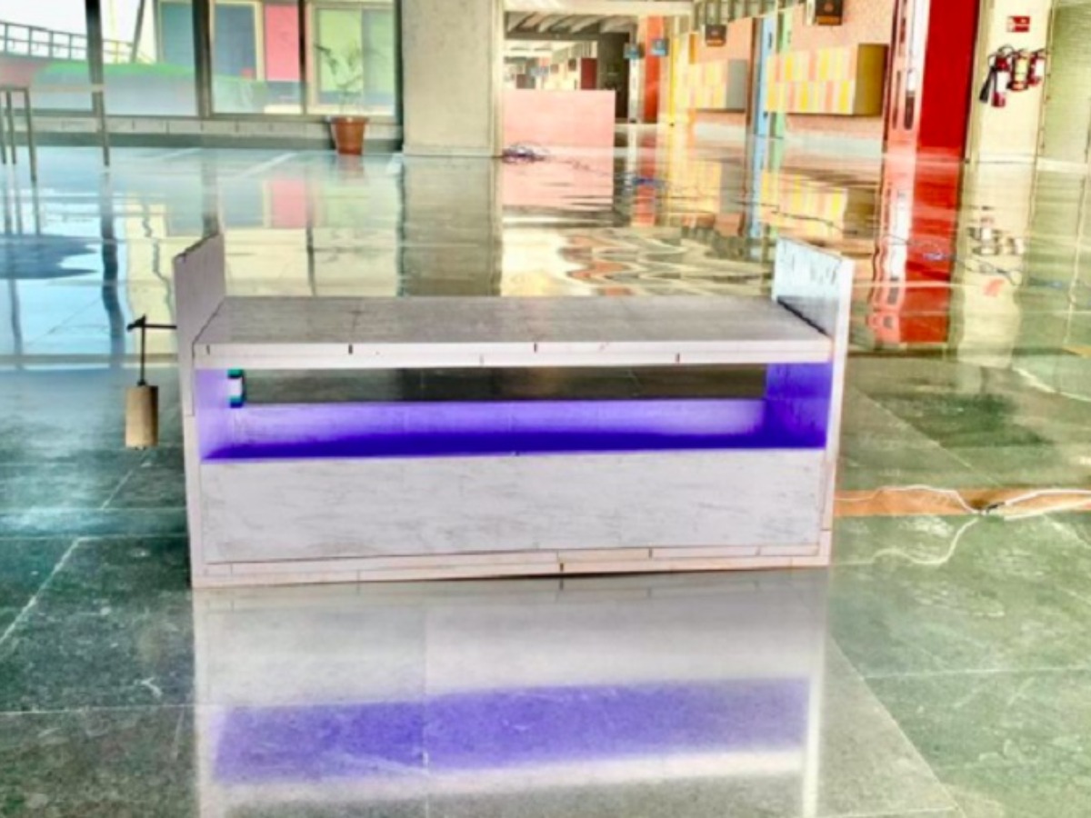 All-girl Team Of Class X Students Have Created A Self-Sanitising Bench ...