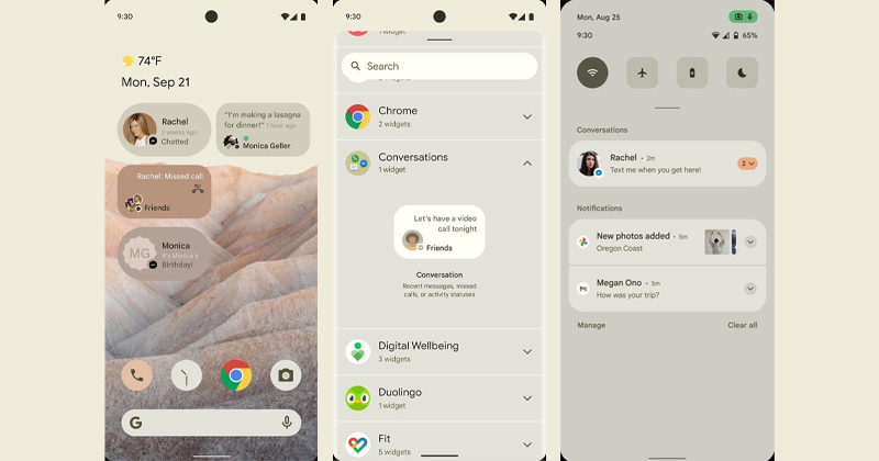 Android 12: New Notification Panel, More Privacy Features And Flexible ...