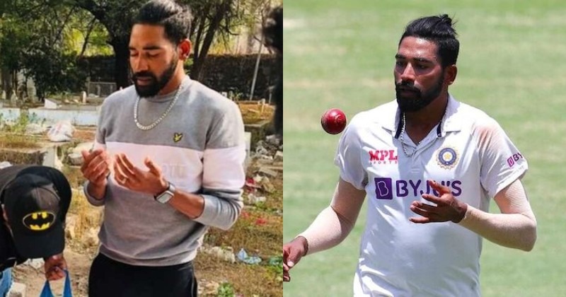 Champion Pays Tribute To Father - Mohammed Siraj Prays In Graveyard ...