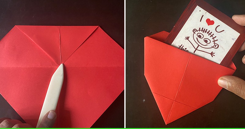DIY: Origami Heart For Valentine's Day