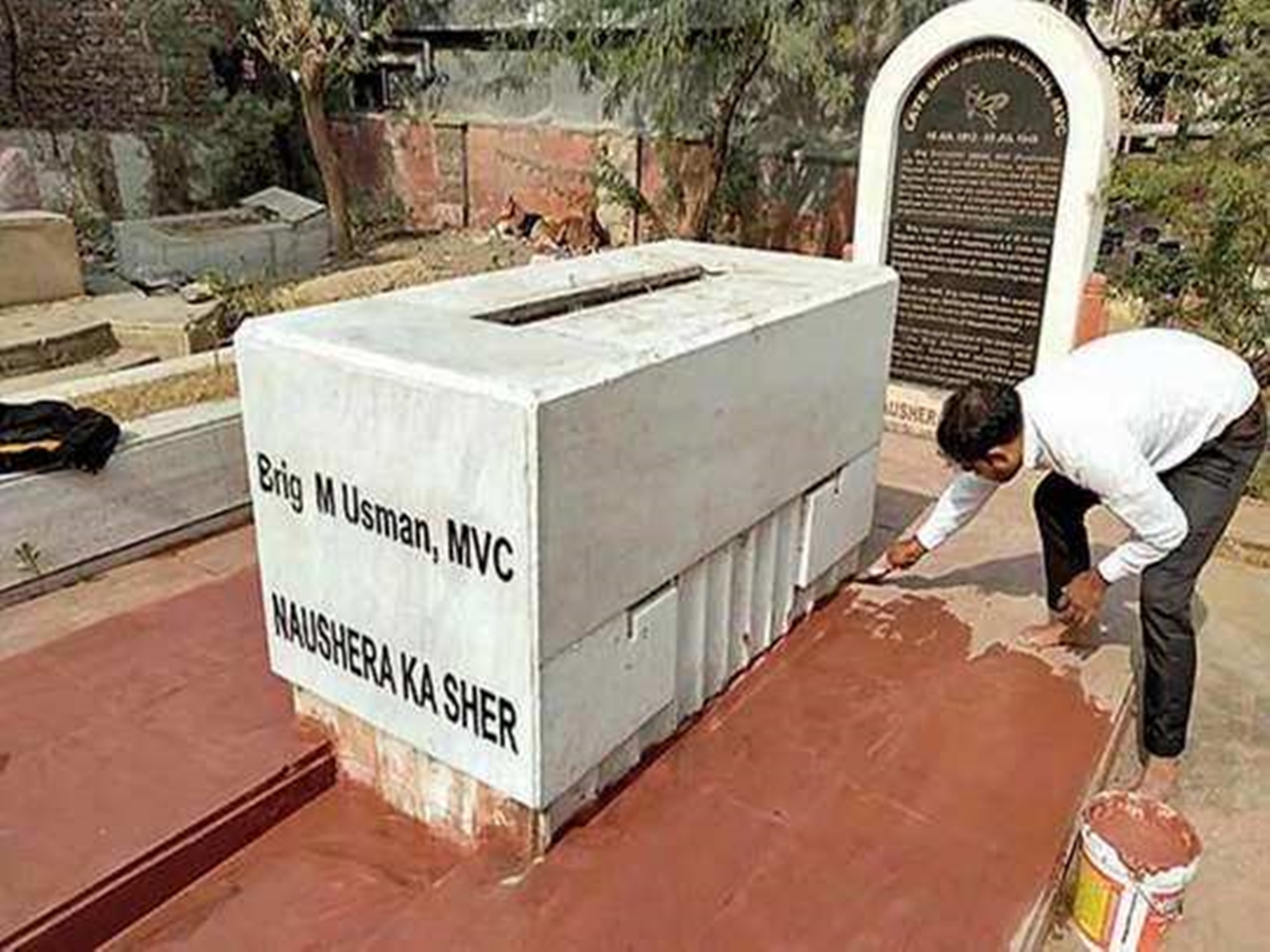 Army Restores Grave Of India-Pakistan War Hero Brigadier Mohammad Usman ...