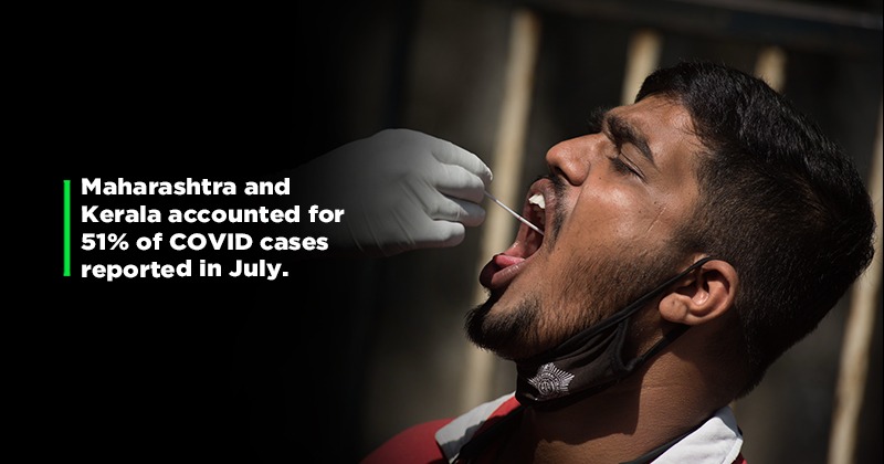 Five States In India Accounted For Over 70% Of COVID-19 Cases Reported ...