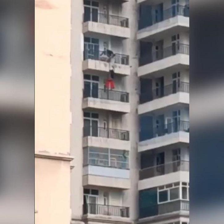 Woman Falls Down From Ninth-Floor Balcony
