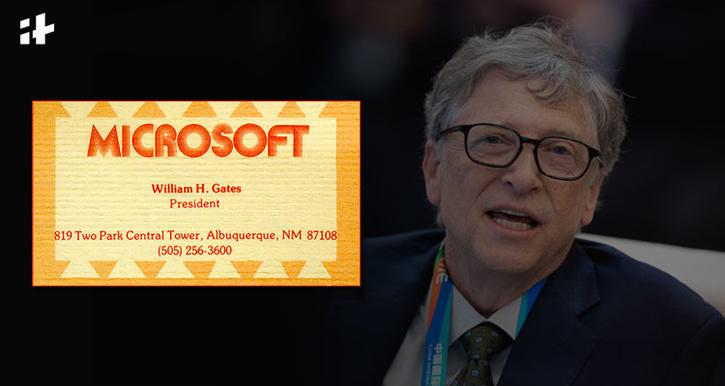 15 First Business Cards Of World's Biggest Tech Legends