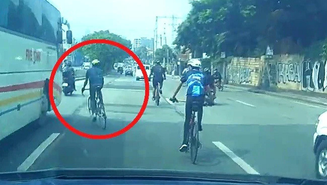 Watch: Careless Cyclist Rams Into Bus In Viral Video