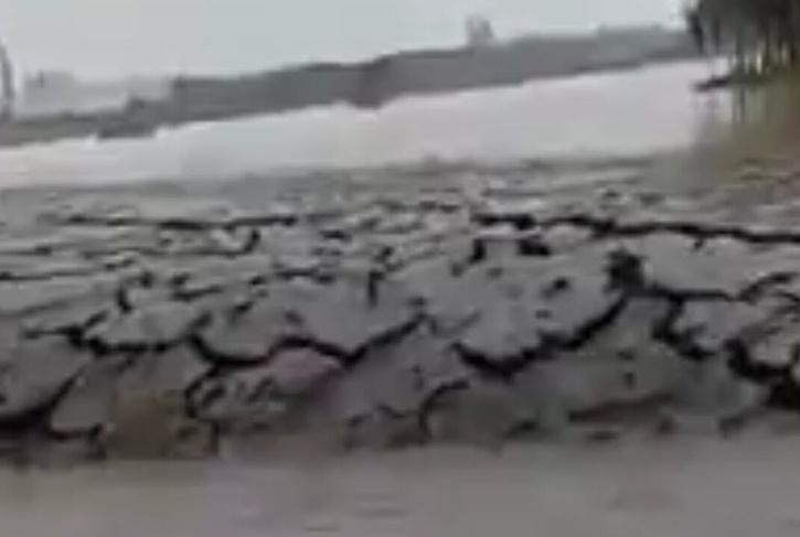 Watch: Video Of Land Rising Above Water Body Goes Viral