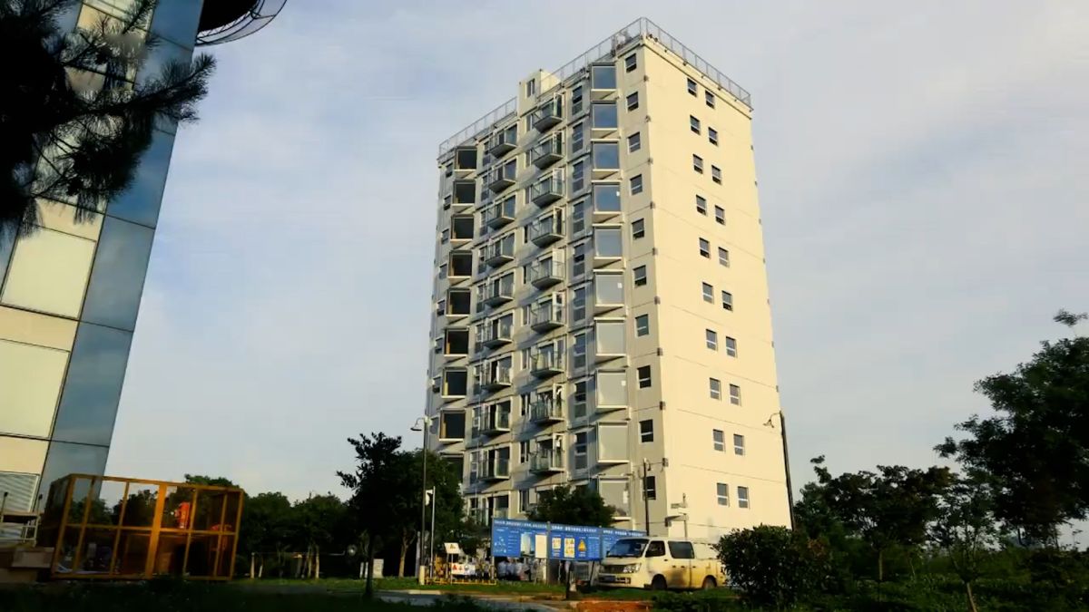 This 10-Storey Building Was Constructed In Just Over A Day