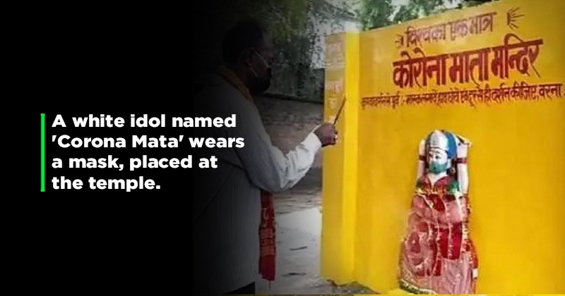 Hundreds Gather At 'Corona Mata' Temple In UP Village, Offer Prayers To ...