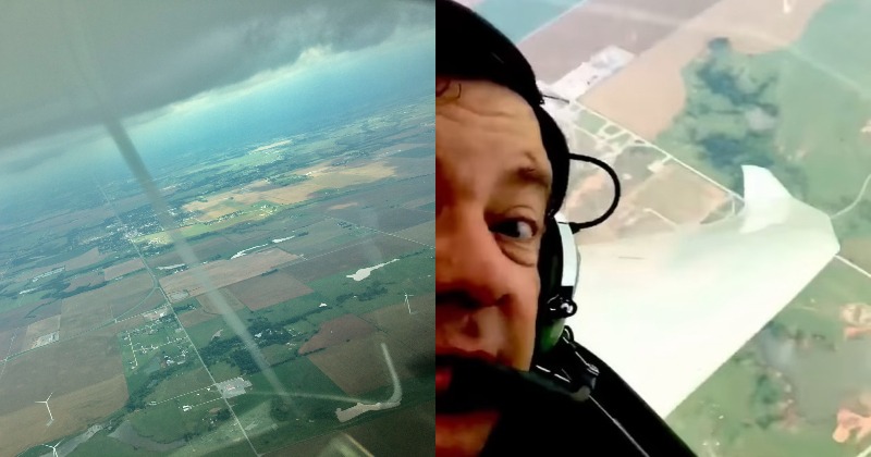 Glider Plot Captures Stunning Footage Of Tornado That Sent Him Soaring ...