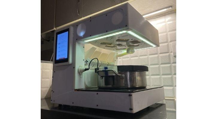 Nymble Startup's Cooking Robot Julia Prepares Indian Meals From Scratch