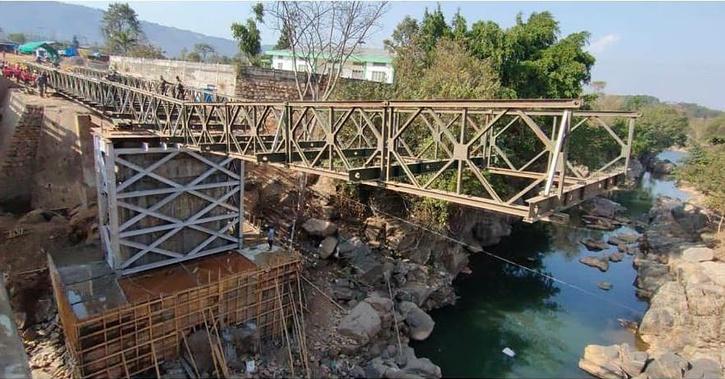Bridge On Shillong-Silchar Highway Built In Just Five Days