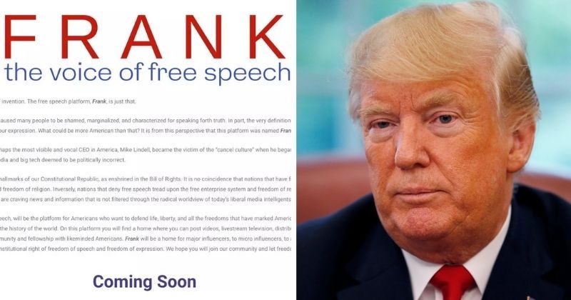 ‘Frank’ Promotes ‘Free Speech’ Online: Could Be Donald Trump's New Gig