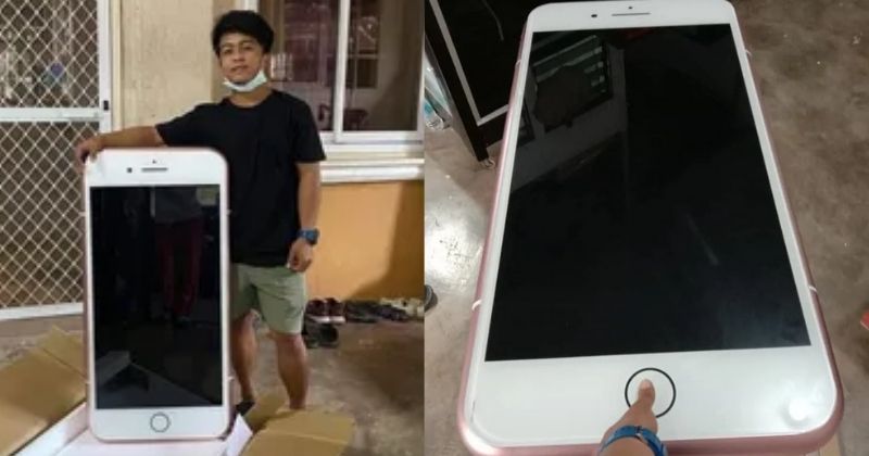 This Guy Bought An 'iPhone', But Got An iPhone-Shaped Table Instead